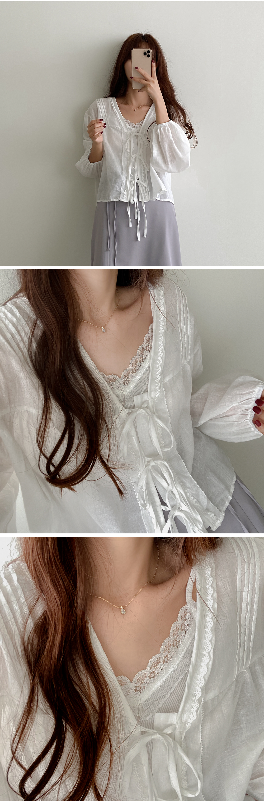 レースネッククロップドキャミソール | レディースファッション通販 - DHOLIC