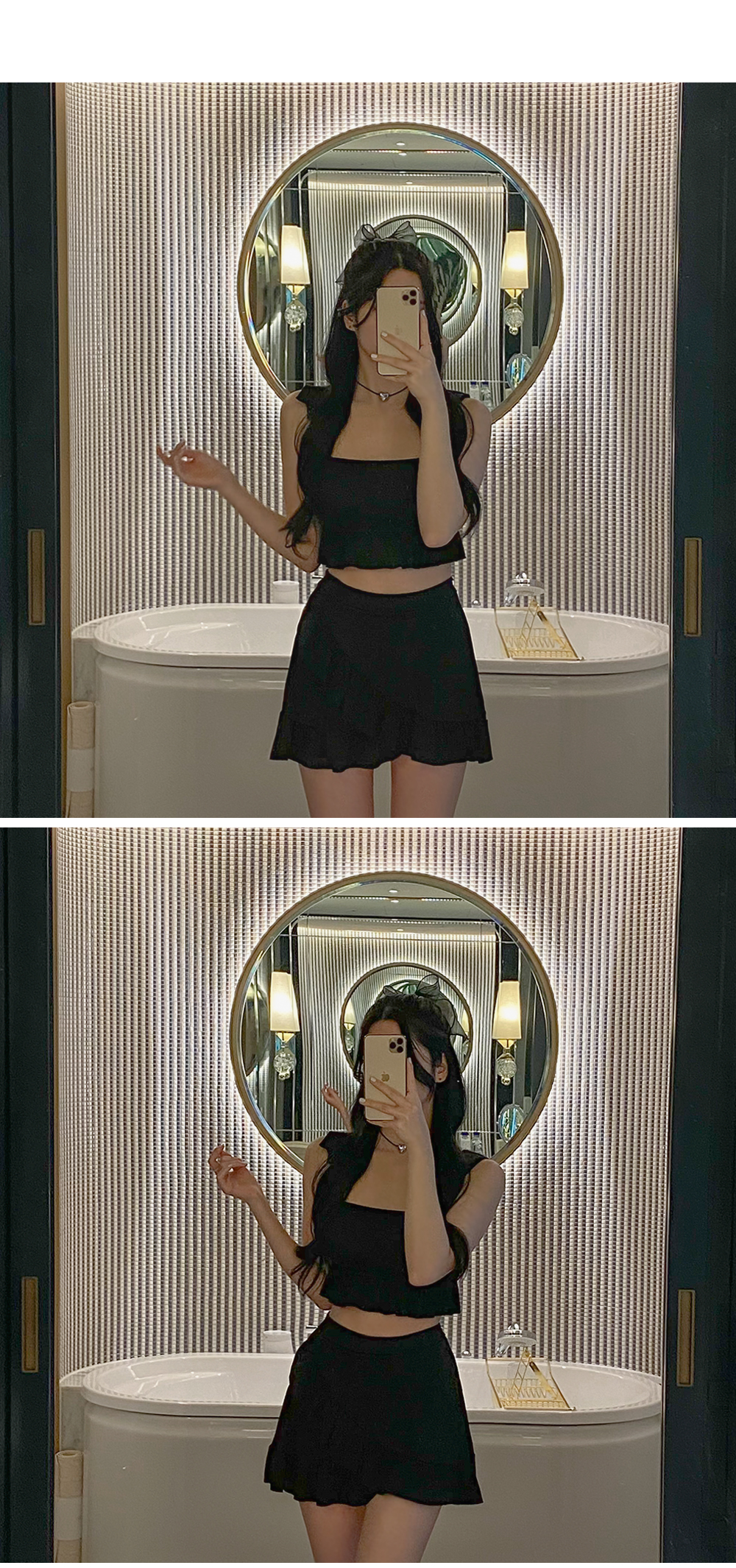 バックレースアップフリルビキニ | レディースファッション通販 - DHOLIC